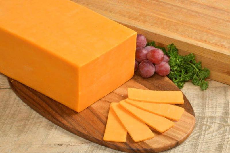 Sharp Colored Cheddar Cheese | Pearl Valley Cheese in Ohio